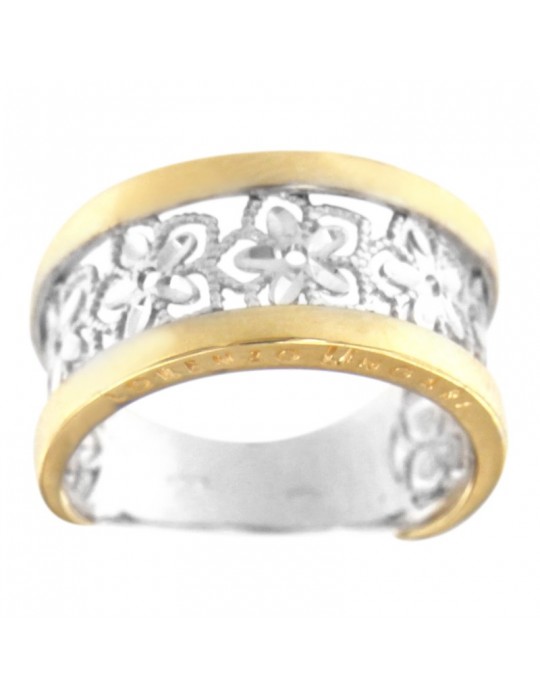 Anello Lorenzo Ungari - Le Scintille - Fascia - Oro Bianco 18 carati ...