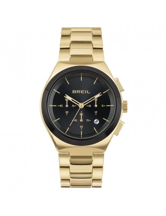 Breil Watch - Bend - Chronograph - Gold - 43 mm - Black - TW1969