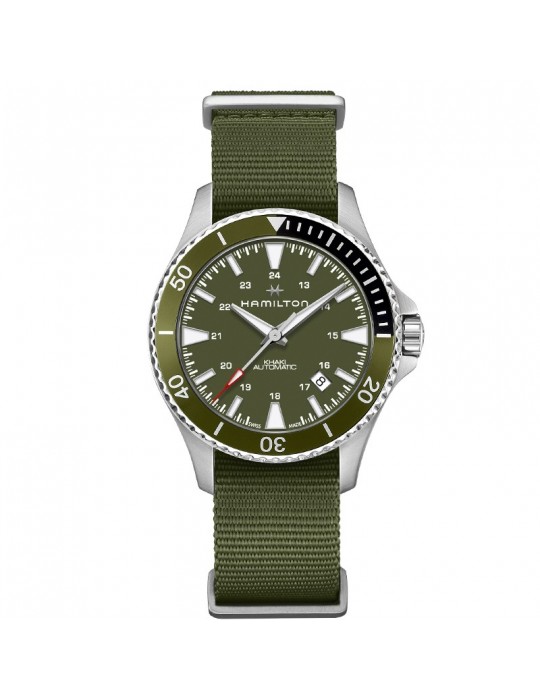 Orologio Hamilton - Khaki Navy Scuba - Automatico 40mm Verde ...