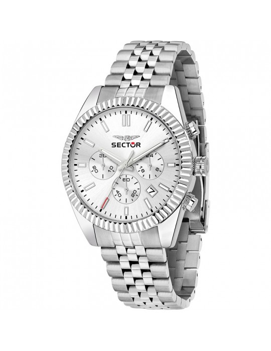 Sector Watch - 240 - Chronograph - Silver - 41mm - White - R3273640001