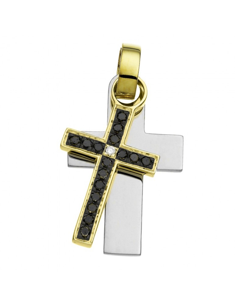 Pendente Chimento Croce - Tradition Gold - Oro Bicolore -1C06452BN2000